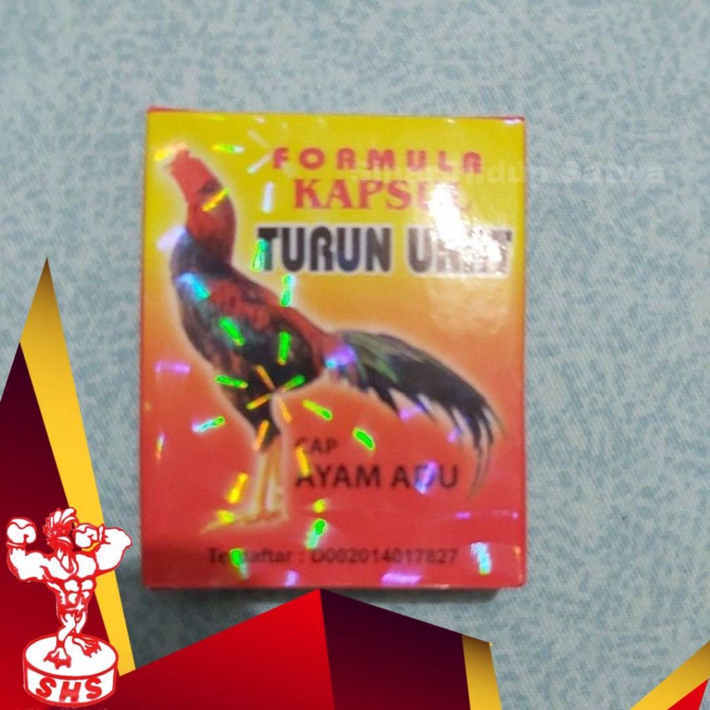 Jual Kapsul turun urat ayam obat ayam hologram ori | Shopee Indonesia