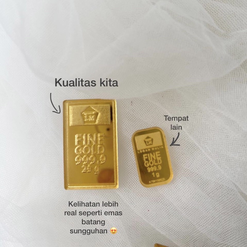 Jual EMAS BATANG logam mulia HIASAN MAHAR | Shopee Indonesia