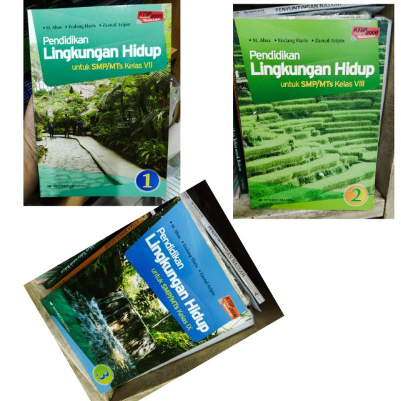 Jual PLH Pendidikan Lingkungan Hidup SMP Kelas 7 8 9 KTSP 2006 Muatan ...