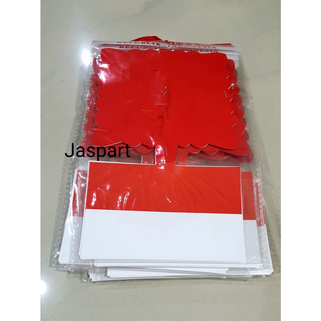 Jual Hiasan Tarik HUT RI Dirgahayu Republik Indonesia Tarikan Merah ...
