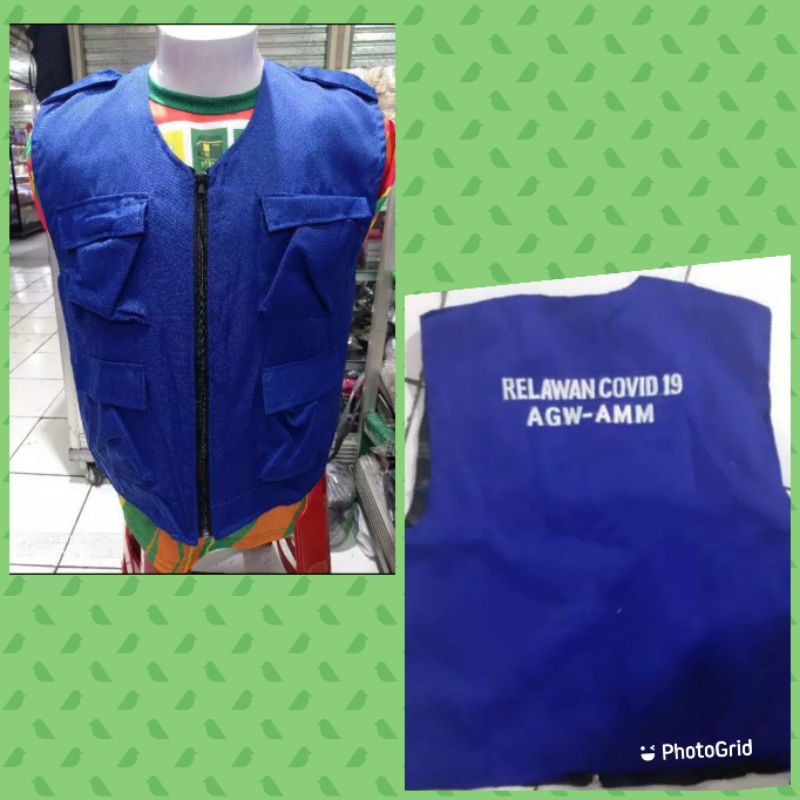 Jual Rompi relawan covid 19#rompi satgas covid | Shopee Indonesia