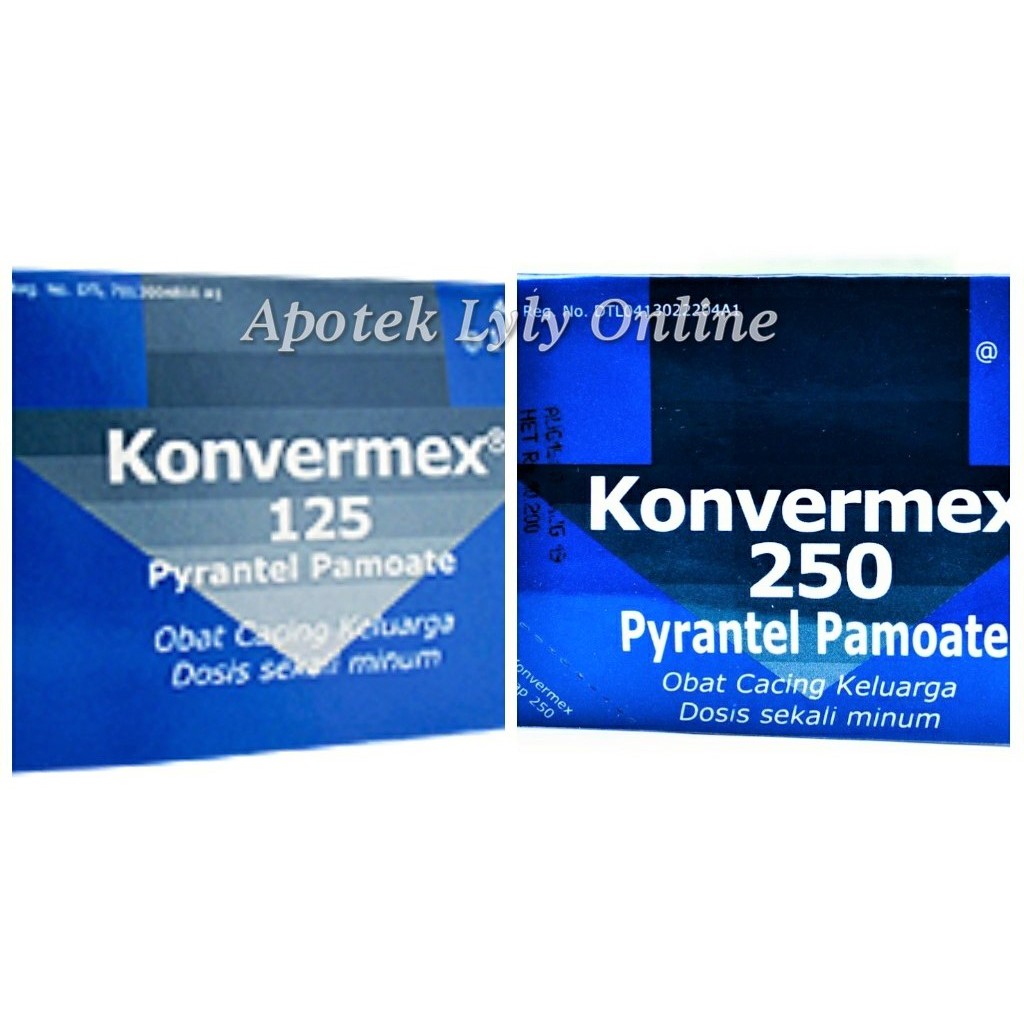 Jual Konvermex 125 mg 250 mg Tablet Strip | Shopee Indonesia