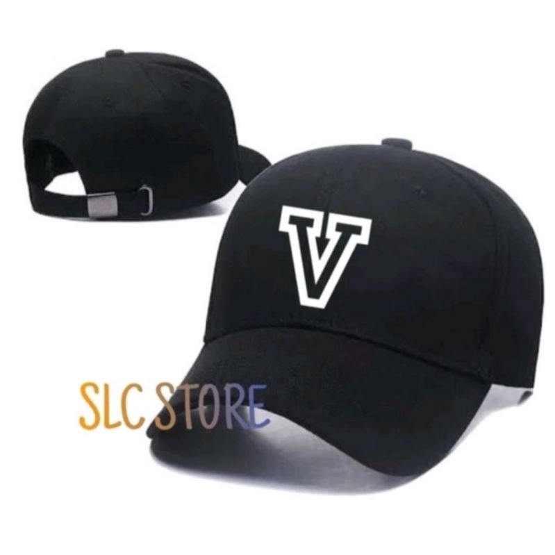 Jual TOPI BASEBALL PREMIUM SNAPBACK TRUCKER HAT INISIAL HURUF V CUSTOM ...