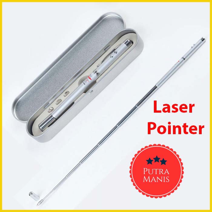 Jual Pulpen Pen Exclusive Pena 5 in 1 Laser Pointer Box Premium Alat ...