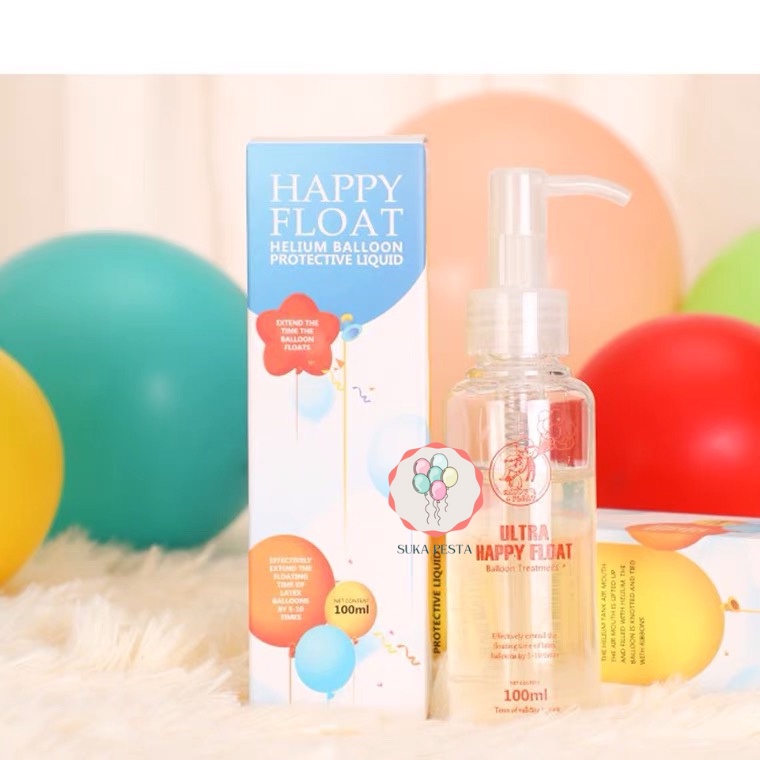 Jual HAPPY FLOAT - CAIRAN PENAMBAH DAYA TAHAN BALON / PENGAWET BALON / LEM CONFETTI | Shopee ...