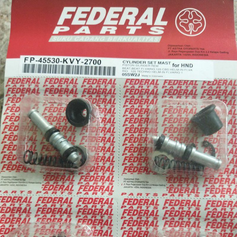 Jual Cyilinder set mast master rem kit beat vario FEDERAL | Shopee ...