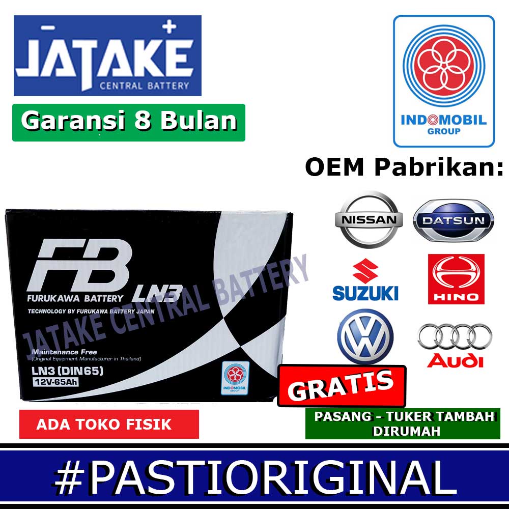 Jual Aki kering LN3 Furukawa Battery FB mobil Innova reborn diesel | Shopee Indonesia