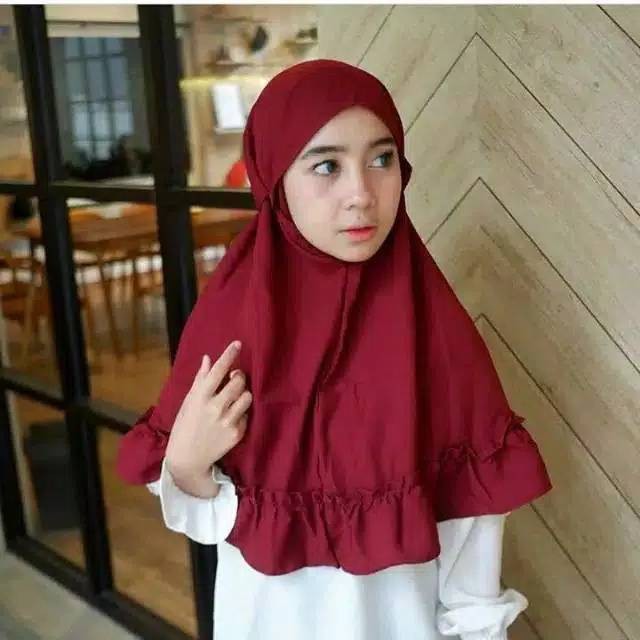 Jual LITHA NON PET BERGO MARYAM REMPEL HIJAB JILBAB KHIMAR KERUDUNG BERGO INSTANT by izza ...