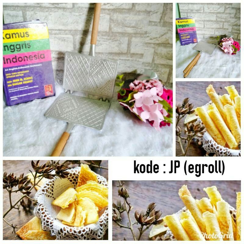 Jual Cetakan kue semprong eggroll sempe tebal | Shopee Indonesia