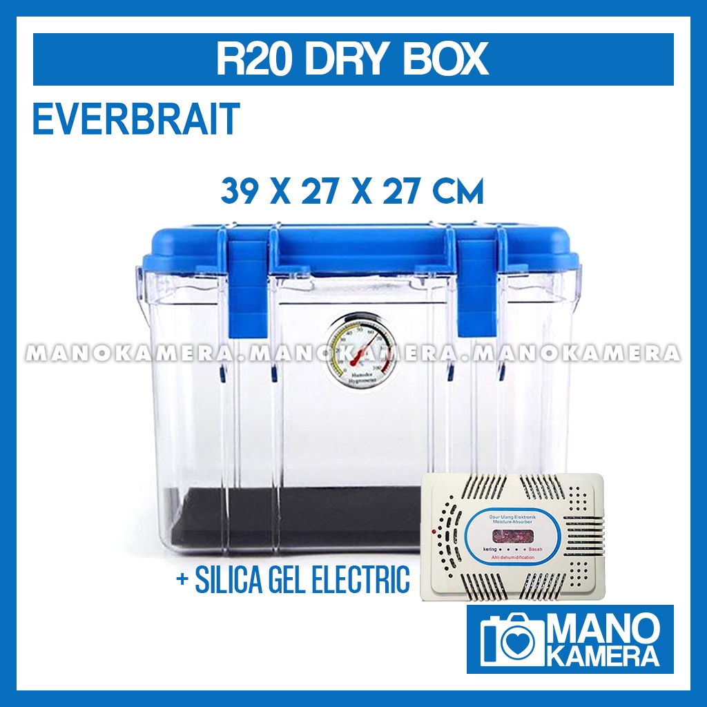 Jual Everbrait Dry Box R20 Drybox ABS Free Silica Gel Elektrik Untuk ...