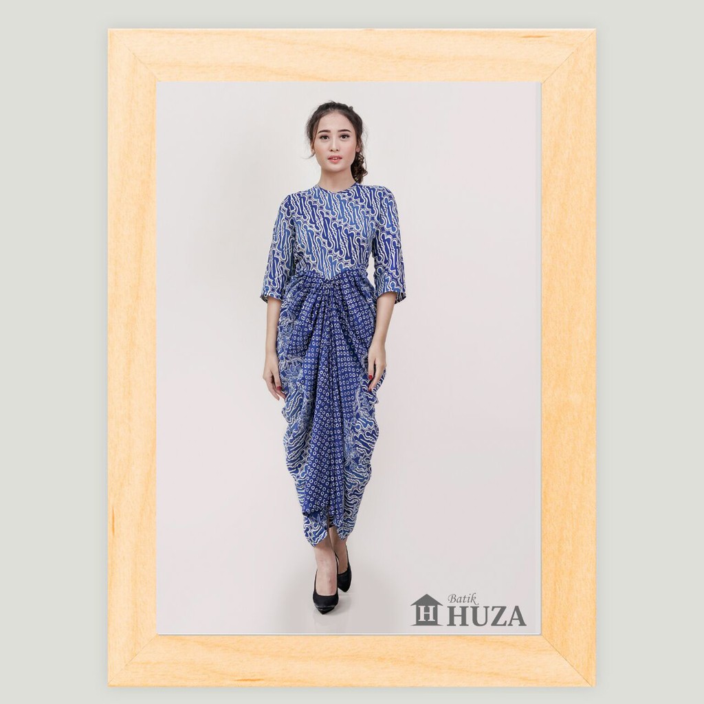 Jual Dress Batik Huza Shafia | Shopee Indonesia