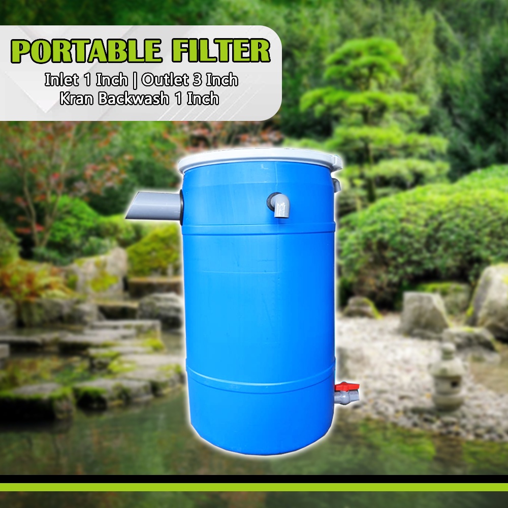 Jual FILTER PORTABLE / FILTER TONG DRUM 175 LITER | MEDIA FILTER ...