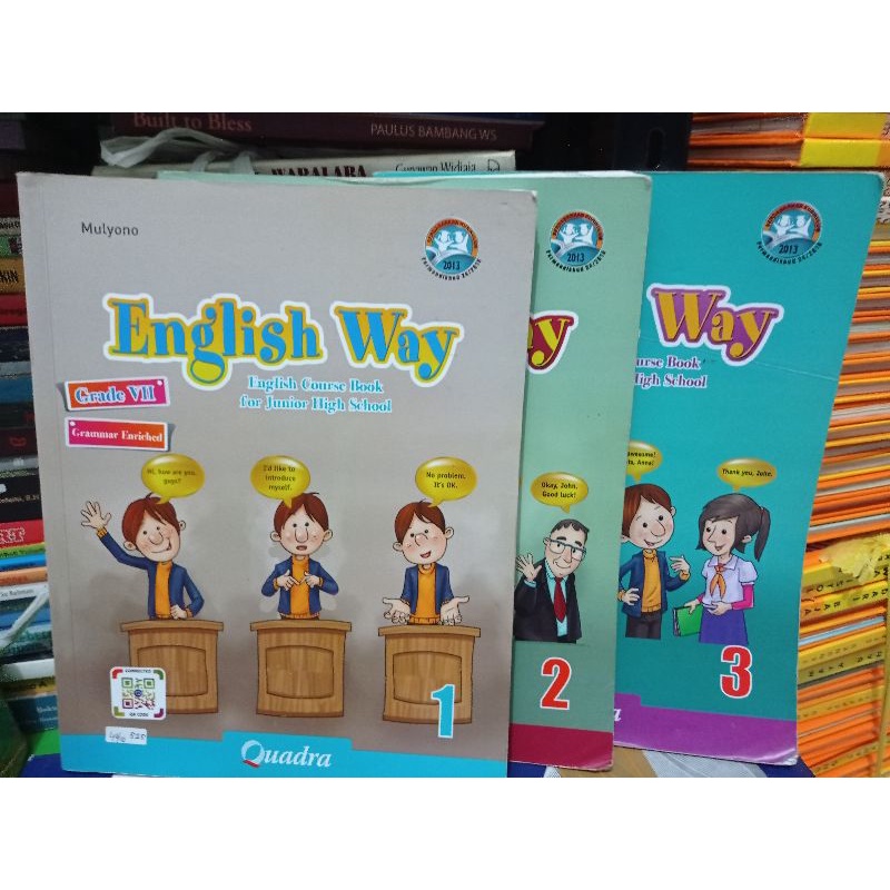 Jual buku bekas ENGLISH WAY English course book untuk smp MTS kelas vii VIII IX quadra | Shopee ...