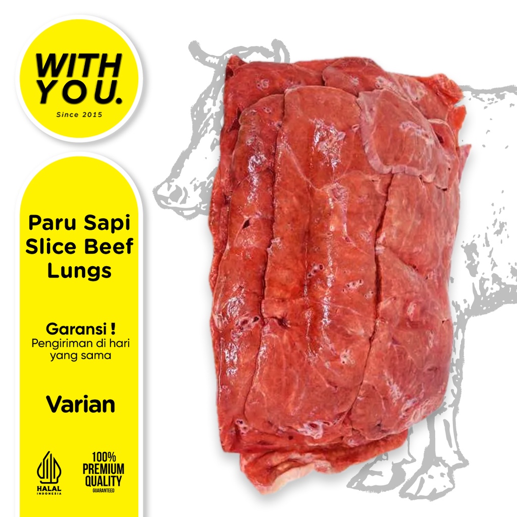 Jual Paru Sapi Slice Beef Lungs Lung Sliced 1kg | Shopee Indonesia