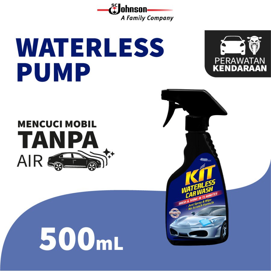 Jual KIT Waterless Car Wash Spray Cuci Mobil Tanpa Air Shampo 500Ml ...