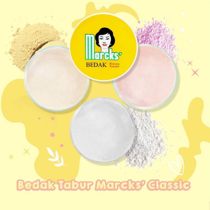 Jual Marcks bedak beauty powder 40gram | Shopee Indonesia