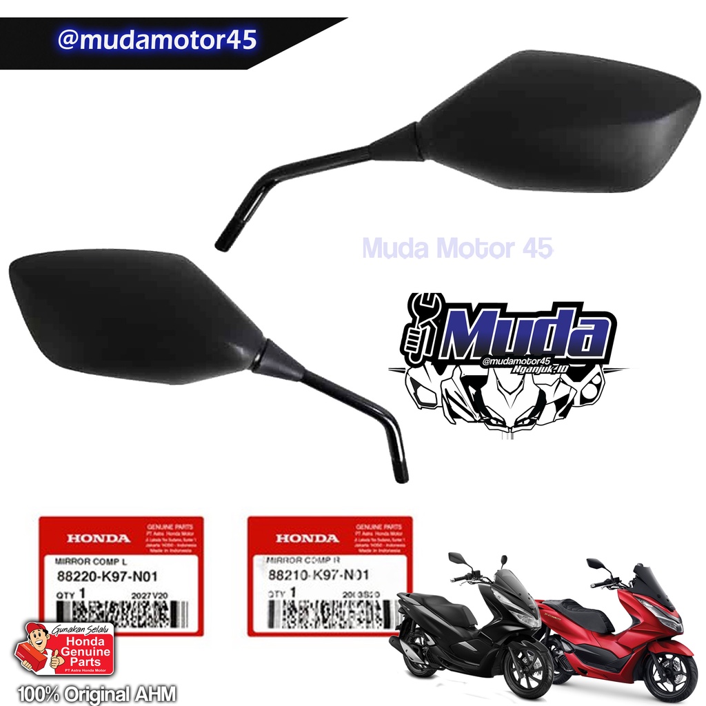 Jual KACA SPION SET KANAN KIRI PCX 150 160 88210-88220-K97-N01 SEPION ...