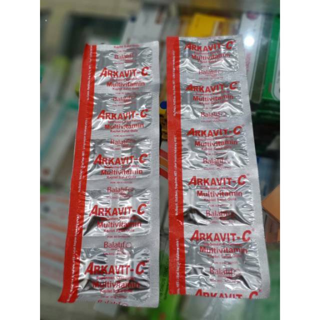 Jual Arkavit c multivitamin vit c perlembar | Shopee Indonesia