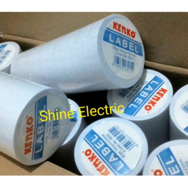 Jual Kertas / Sticker Label Harga 2 Baris Kenko / Price Label Kenko ...
