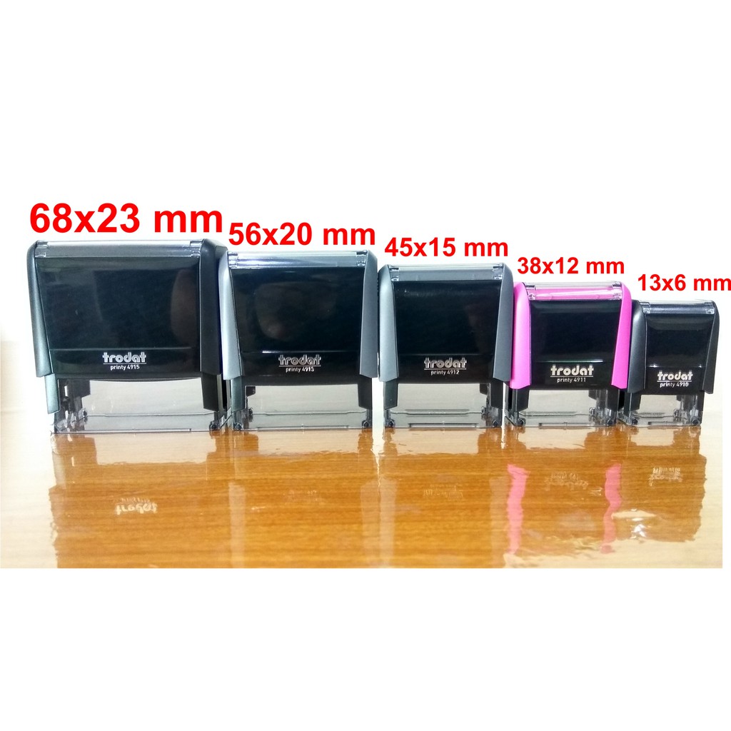 Jual TRODAT PRINTY/BERBAGAI UKURAN/MURAH/CUSTOM BISA WARNA | Shopee ...