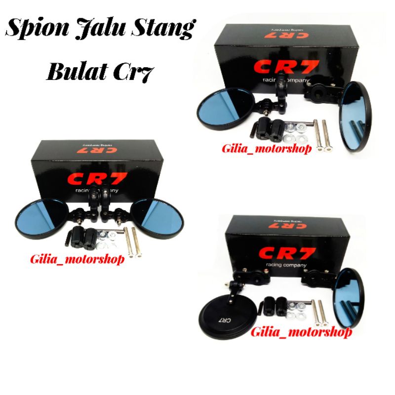 Jual Spion Jepit Stang Supermoto CR7 Universal Motor Spion Bar End ...