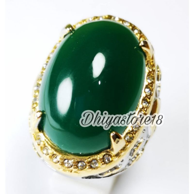 Jual Batu Permata Akik Bacan Cincau Crystal Big Size | Shopee Indonesia