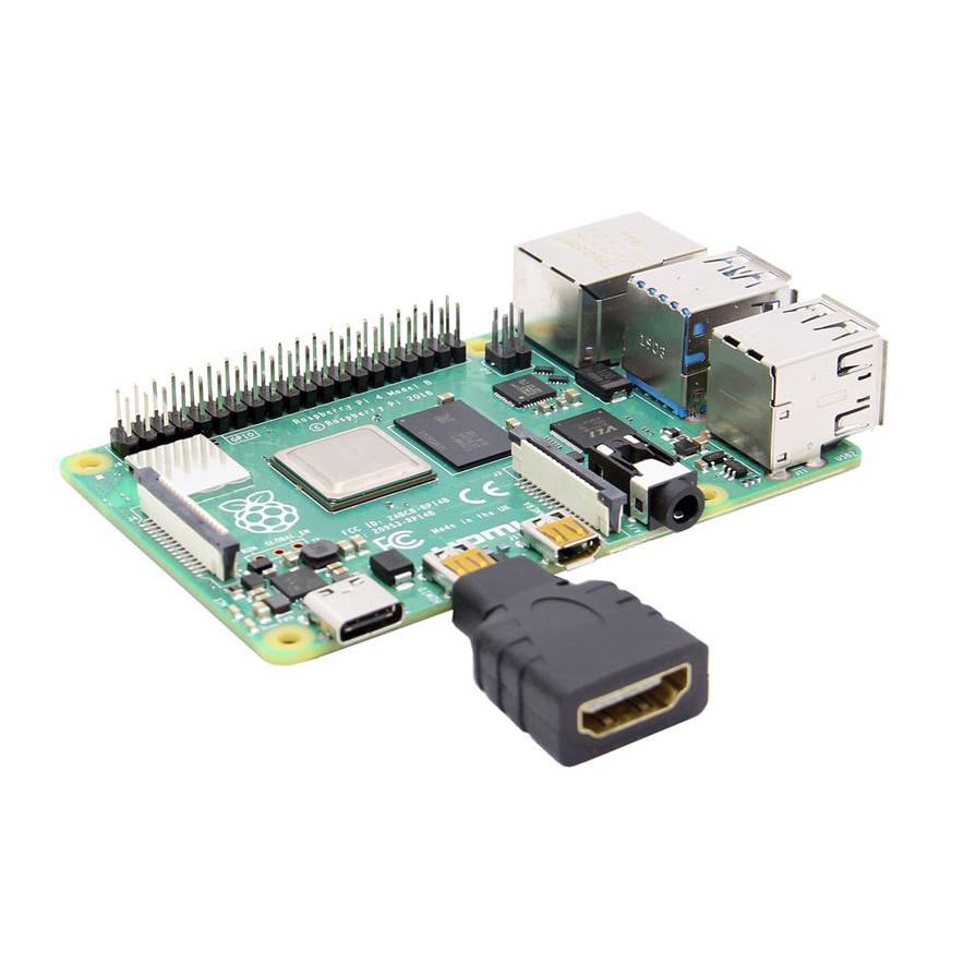 Jual Raspberry Pi 4 Micro HDMI Male to HDMI Female Adapter Converter ...