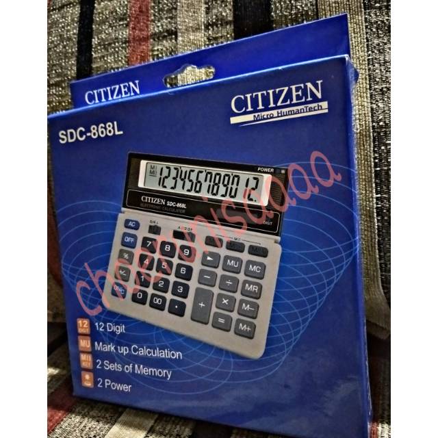 Jual Citizen Kalkulator SDC - 868L | Shopee Indonesia