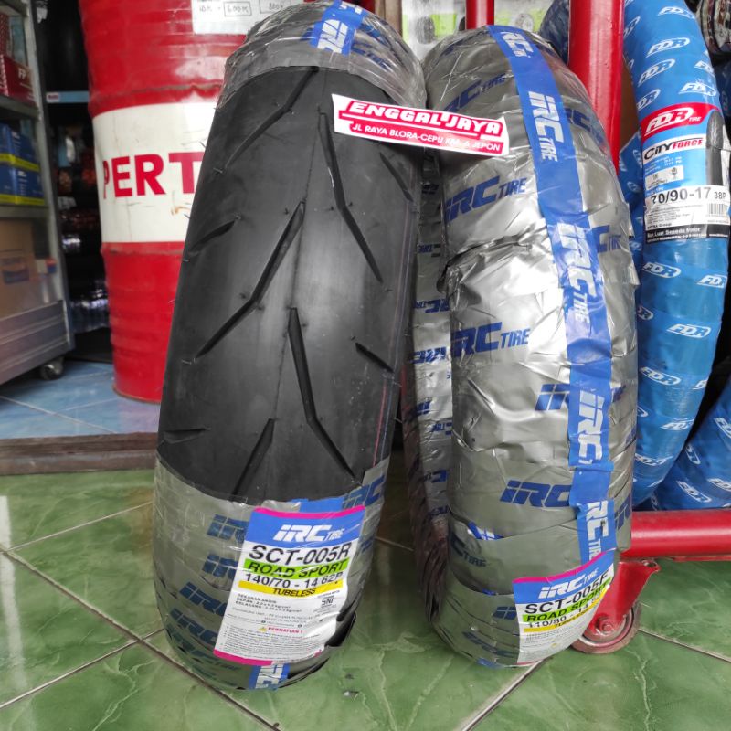 Jual BAN AEROX IRC 140.70 R14 dan 110.80 R14 SCT005R SCT005F | Shopee ...