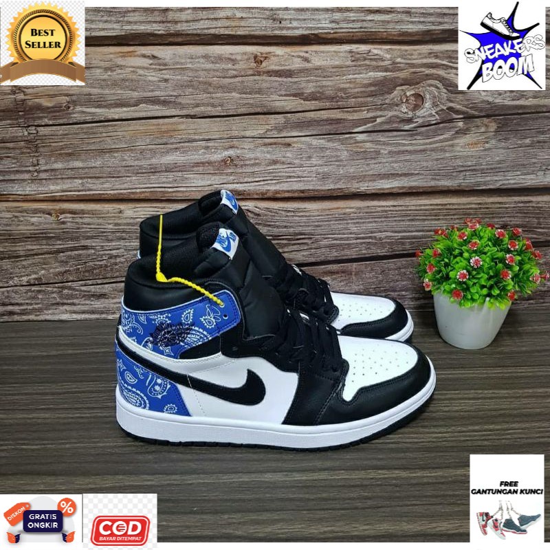 Jual Sepatu Nike Air Jordan 1 High OG Paisley | Shopee Indonesia