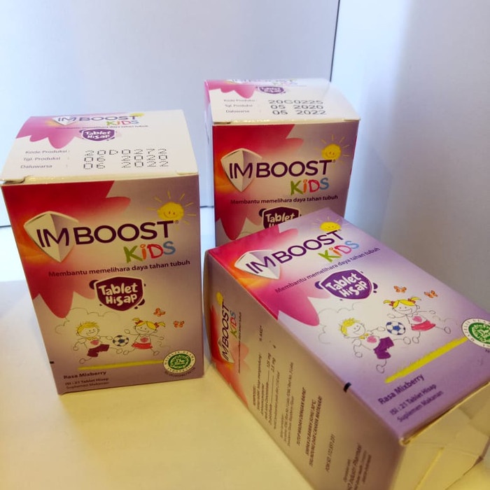 Jual Imbost Kids Tablet Hisap (Vitamin Daya Tahan Tubuh Anak ) | Shopee ...
