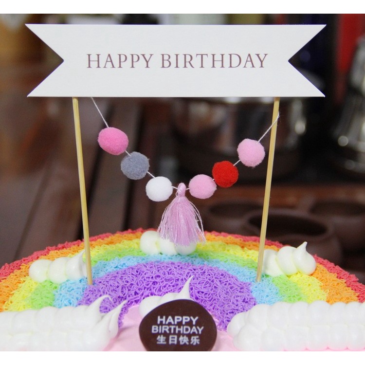 Jual Topper Kue, Topper Ulang Tahun, Topper Cake, Topper Simple, Topper ...