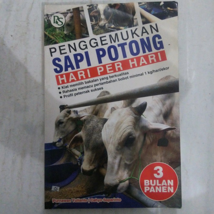 Jual BUKU PENGGEMUKAN SAPI POTONG HARI PER HARI | Shopee Indonesia