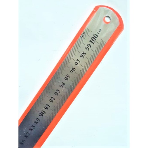 Jual Penggaris Besi Mistar / Stainless Ruler 100 cm / 1 meter | Shopee Indonesia