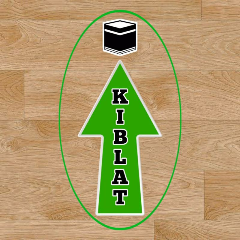 Jual STIKER ARAH KIBLAT TRANSPARAN VINYL | Shopee Indonesia