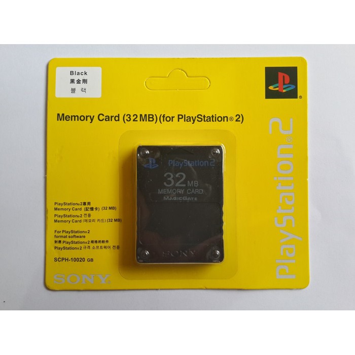 Jual MC MMC memory memori card playstation PS 2 PS2 32MB HITAM | Shopee Indonesia