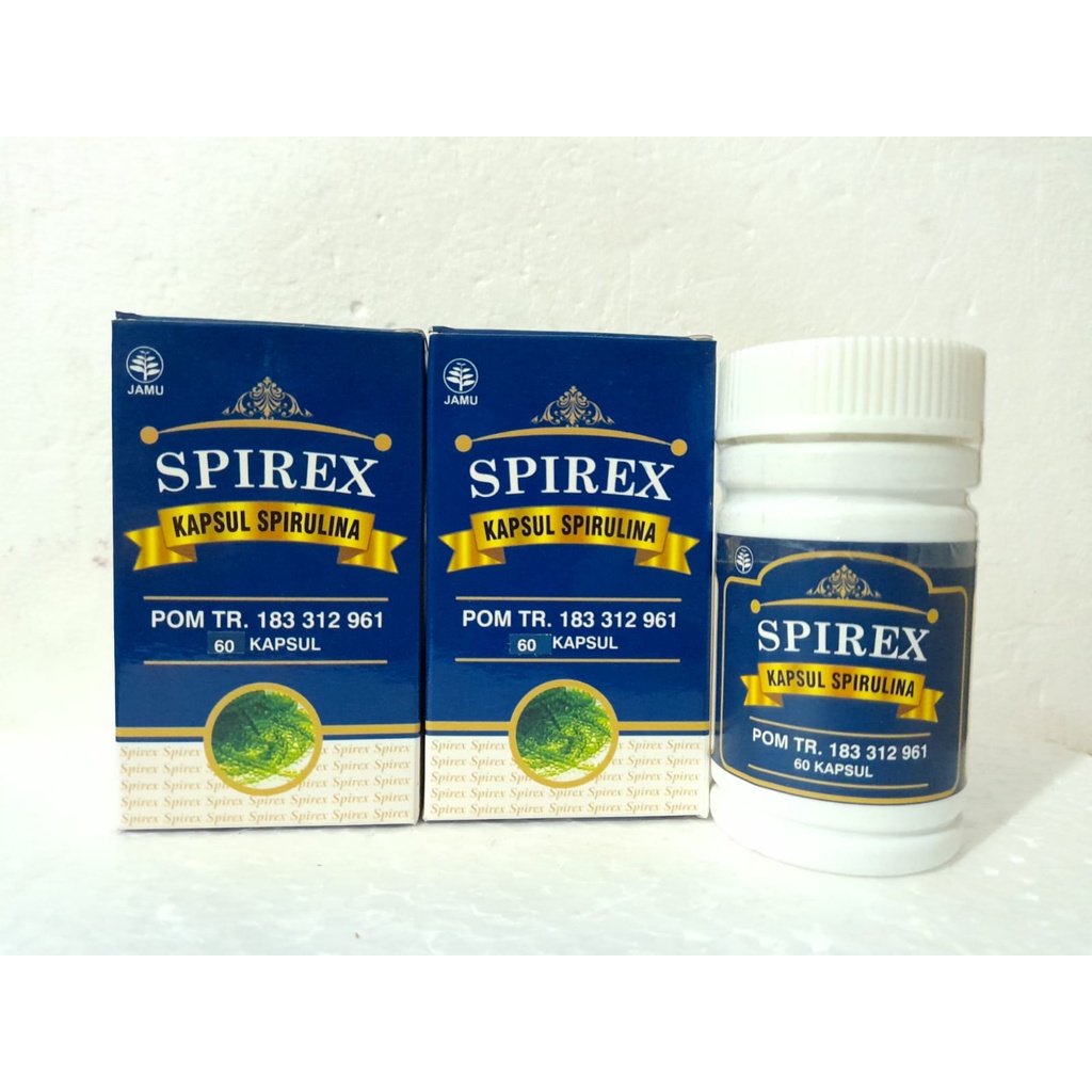 Jual Kapsul Spirex Spirulina 60 Kapsul - Suplemen Kesehatan | Shopee ...
