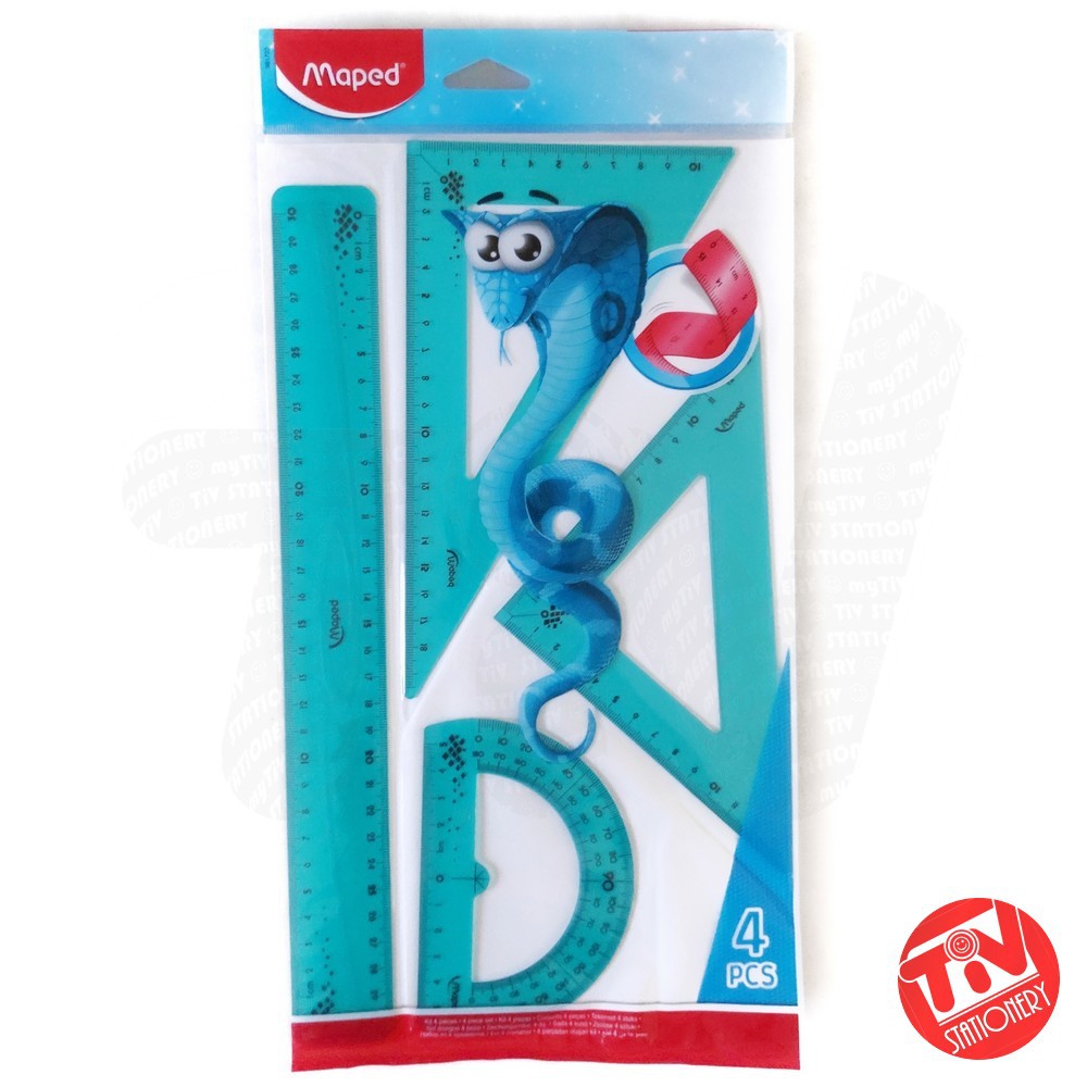 Jual Penggaris Lentur Maped PULSE Twist 'n Flex Set 4 Large | Shopee ...