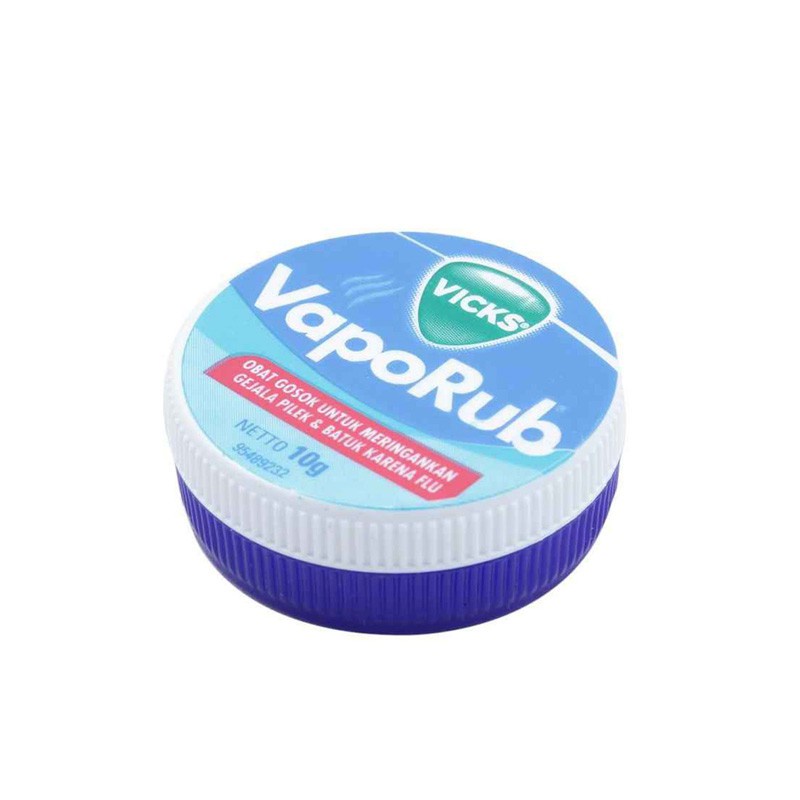 Jual Vicks Vaporub 10gr / Harga tercantum untuk per 1 pieces / Masuk angin / Demam / Batuk Flu ...
