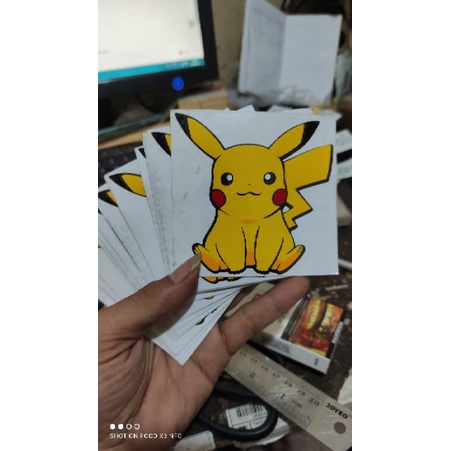 Jual sriker cutting pokemon pikachu stiker motor | Shopee Indonesia