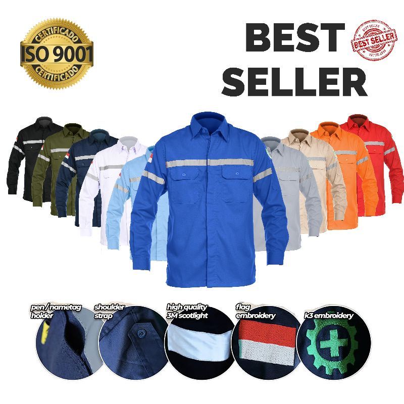 Jual wearpack/katelpack/baju safety k3//seragam tamban keren | Shopee ...