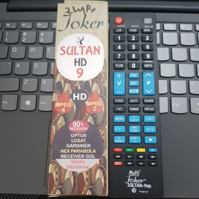Jual Remote Joker Sultan HD9 Untuk Receiver Digital Parabola | Shopee ...
