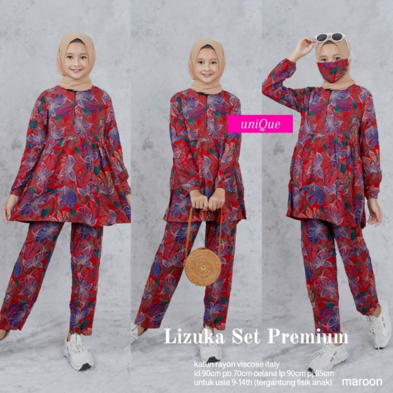 Jual lizuka set premium by unque | Shopee Indonesia