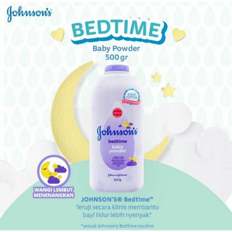 Jual johnson bedtime powder 500 gr - bedak bayi johnson | Shopee Indonesia