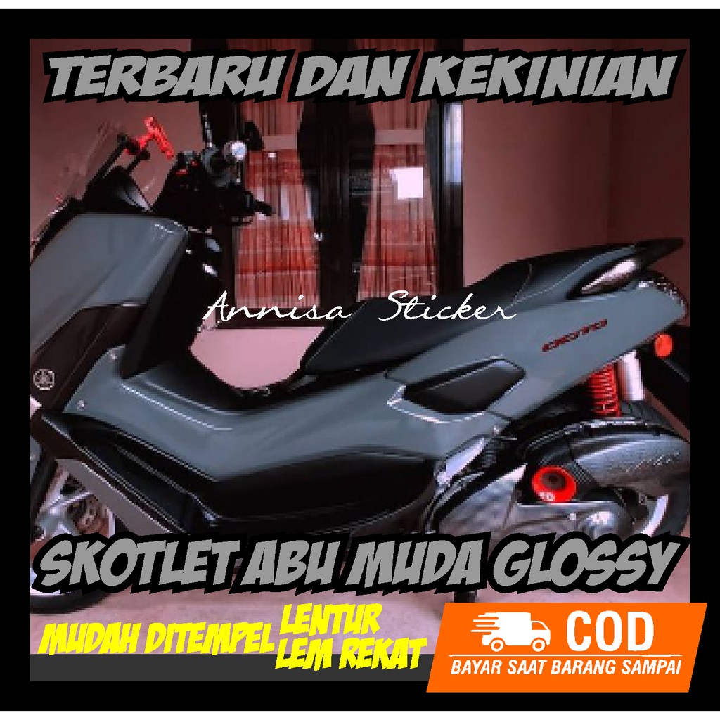 Jual Stiker abu tua / Skotlet abu abu nmax | Shopee Indonesia
