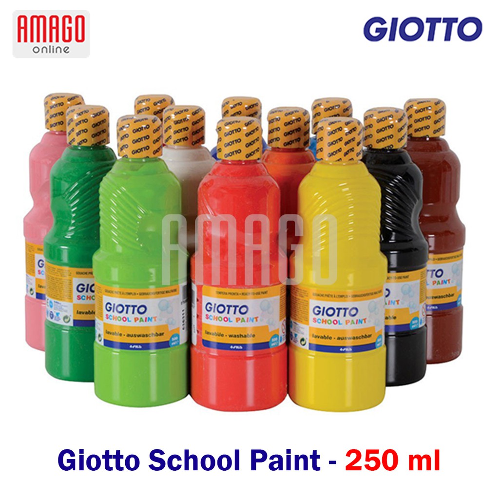 Jual mh Giotto School Paint Cat Air Poster Lukis Sekolah 250 ml - Warna ...