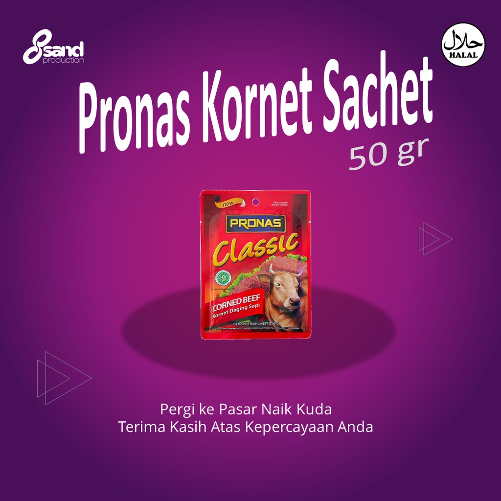 Jual Pronas Corned Beef Sachet 50 gr | Shopee Indonesia