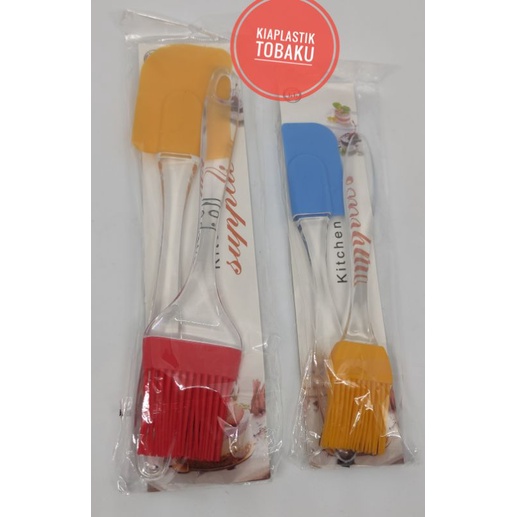 Jual Kuas dan Solet silikon (1 set) | Shopee Indonesia