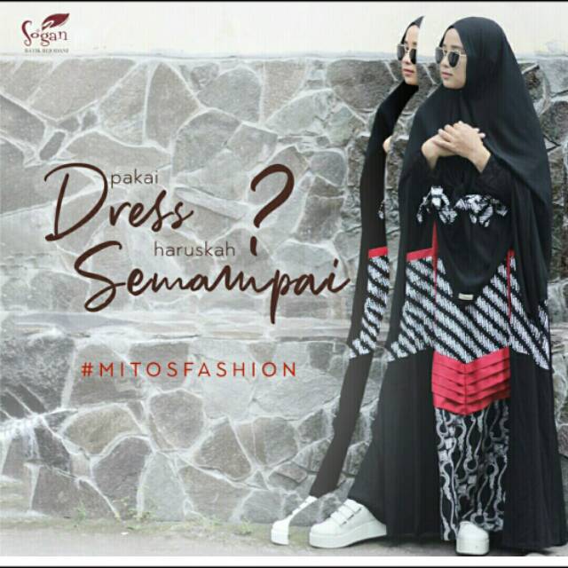 Jual Nurul huda dress original by Sogan batik rejodani | Shopee Indonesia
