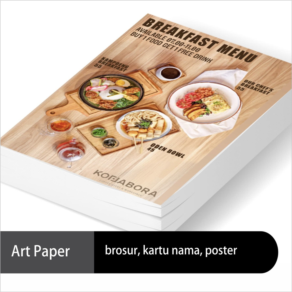 Jual Cetak A3+ FULL COLOR Art Paper 260-150gr (1 Pak = 5 pcs) | Shopee ...
